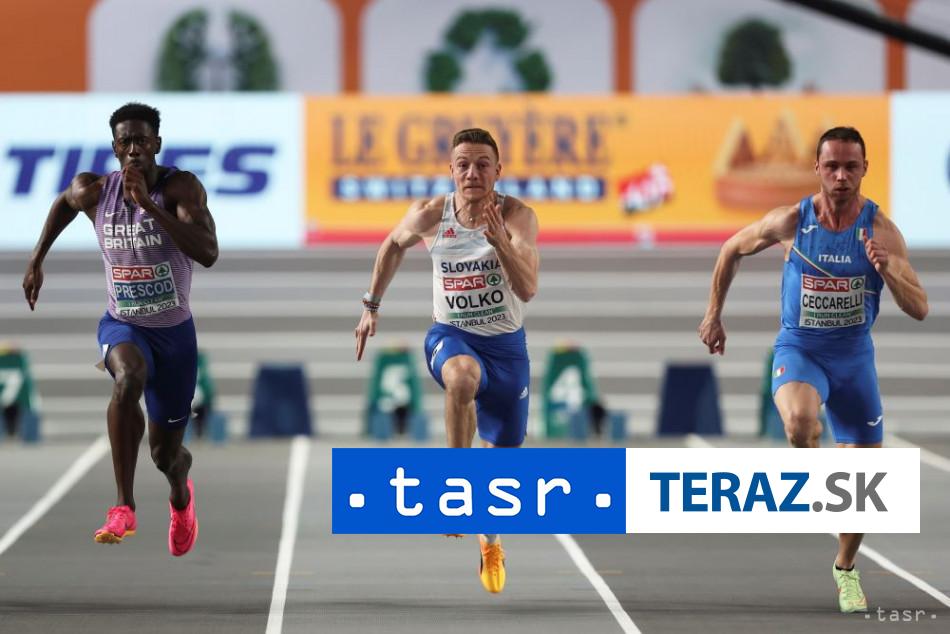 Volko vo finále na 60 m piaty s časom 6,57 s