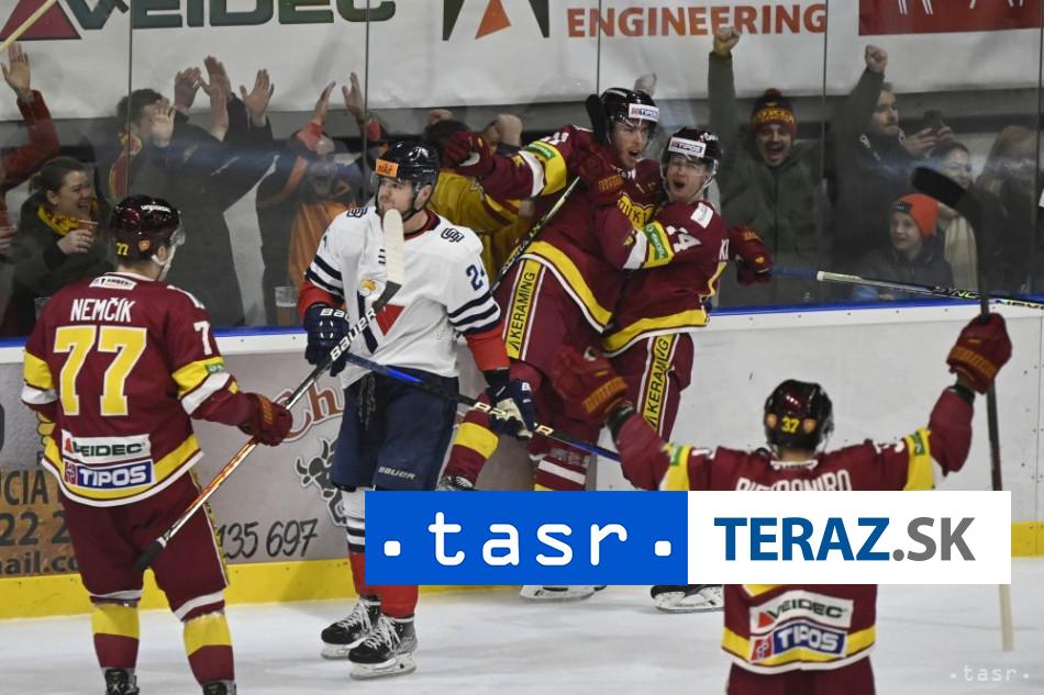 Hokejisti HC Slovan Bratislava zvíťazili nad HK Dukla Trenčín 2:1