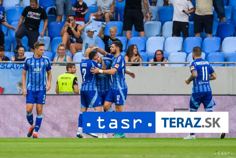 Futbalisti Slovana Bratislava vyhrali nad Košicami