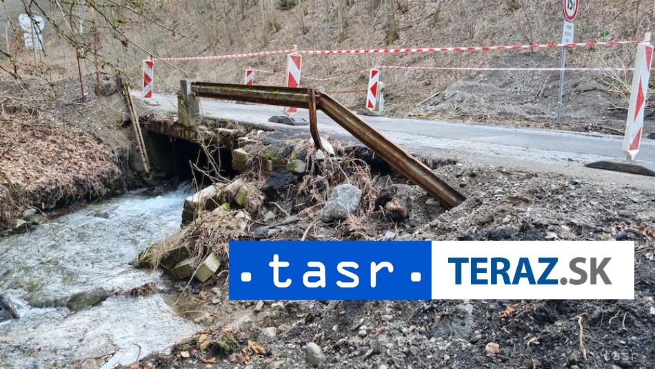 Na moste v Korytnici vyhlásia mimoriadnu situáciu
