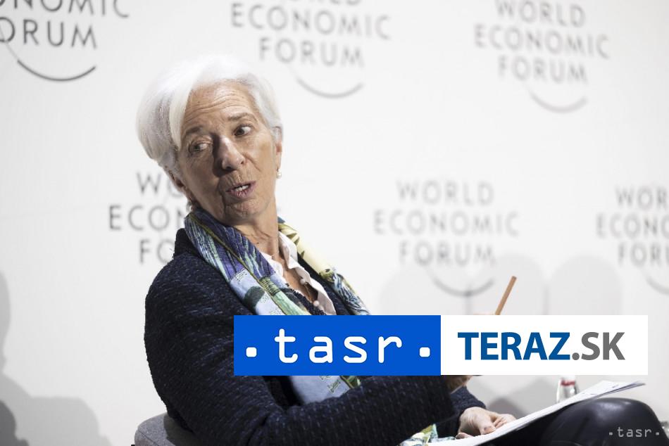 Lagardová: Ekonomike eurozóny sa bude dariť lepšie, ako sa čakalo