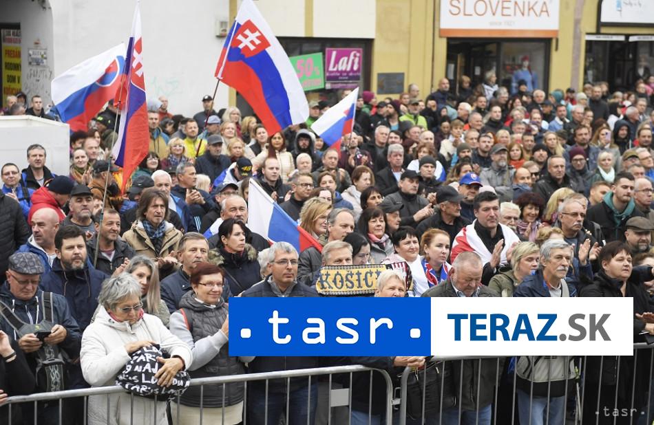 Na protest proti energetickej kríze v Košiciach prišli stovky ľudí