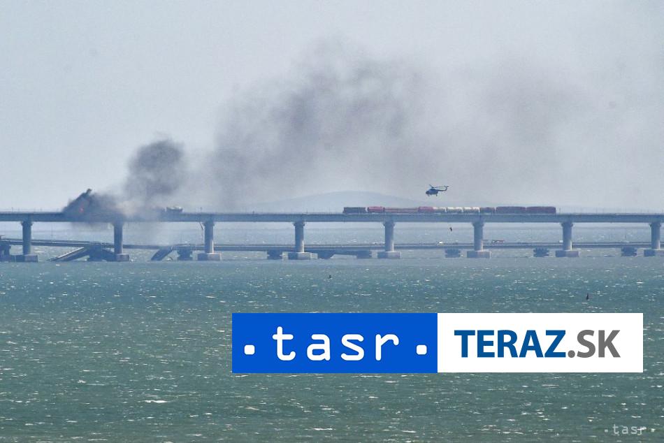 Ukrajina: Ruské vyšetrovanie výbuchu na Krymskom moste je nezmyselné