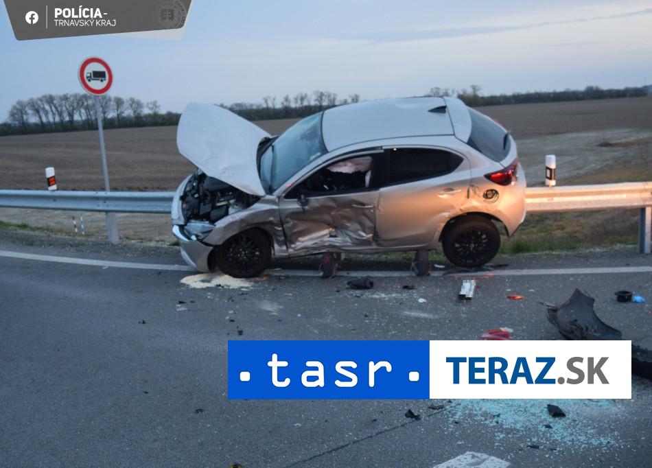Pri piatich nehodách v Trnavskom kraji sa zranili traja ľudia