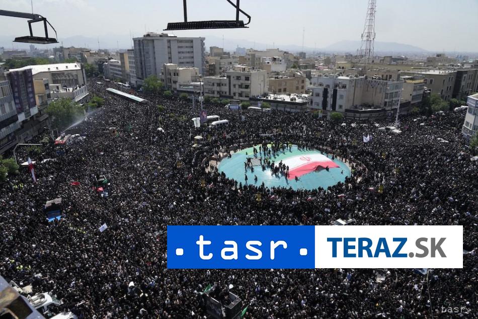 Na rozlúčke s Raísím sa zúčastnili aj lídri hnutí Hamas a Hizballáh