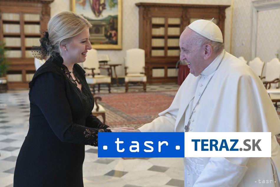 Pápež prijal prezidentku Čaputovú, rokovala so sekretárom Gallagherom