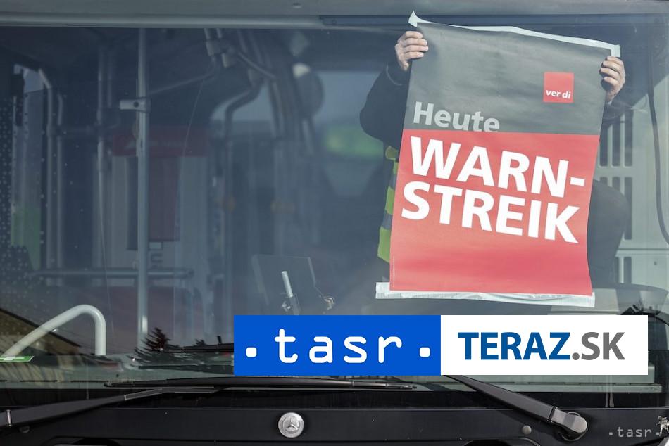 V Nemecku sa začal dvojdňový štrajk zamestnancov verejnej dopravy