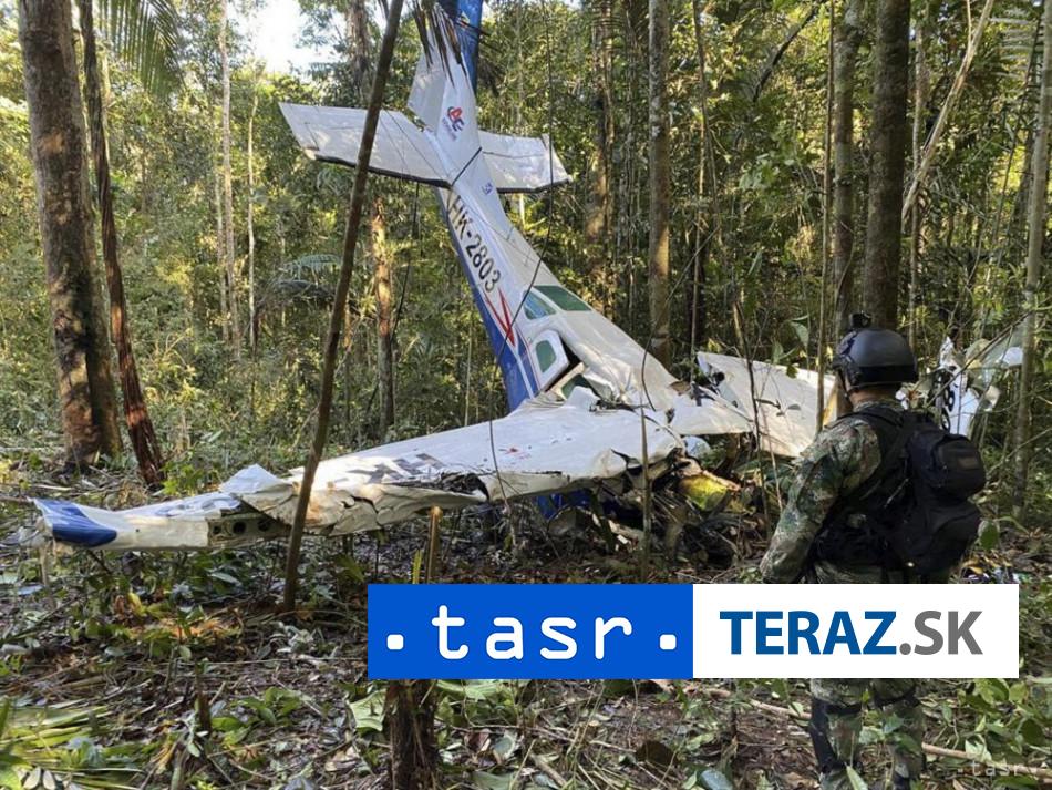 Kolumbia: Deti, ktoré sa po páde lietadle stratili, zrejme žijú